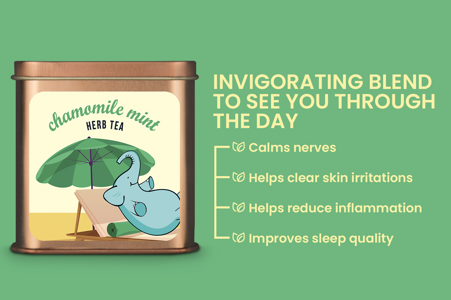 Chamomile Mint | Relax and refresh| Tea Trunk